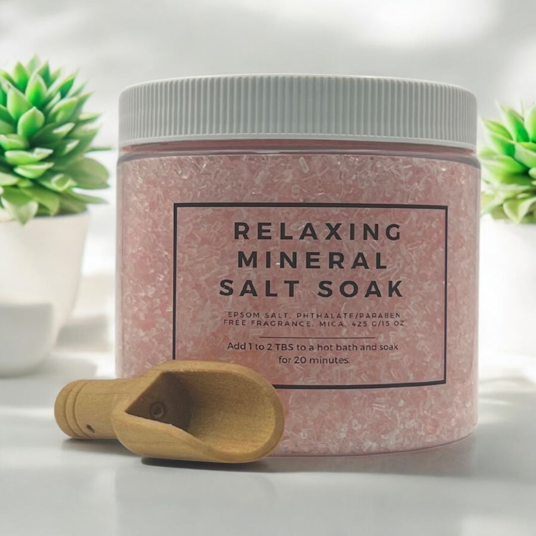 Relaxing Mineral Salt Soak - Red – Coppercanyonbathco